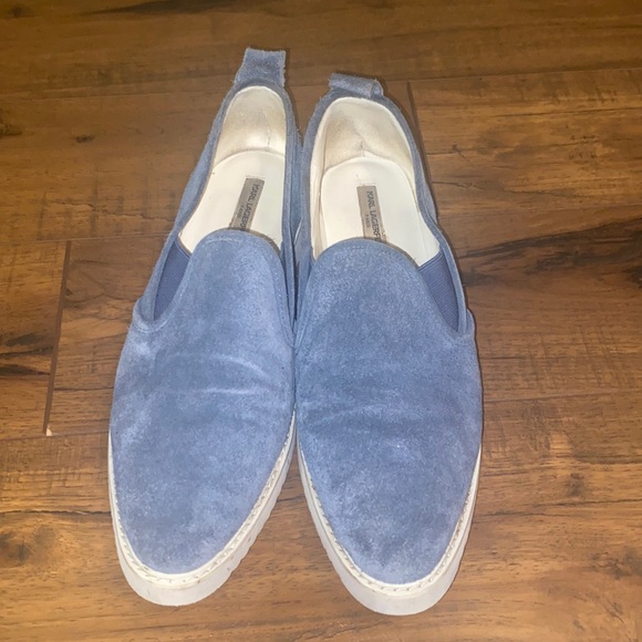 Karl Lagerfeld | Shoes | Karl Lagerfeld Suede Clement Slip Ons Size ...
